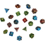 Cardinal Games RPG Colored Dice Sets with Storage Pouches, 3 Sets of 7 ...