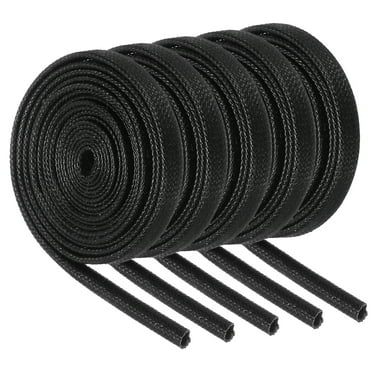 Black PVC Sleeve Insulation Electrical Wire Harness Tubing Management ...