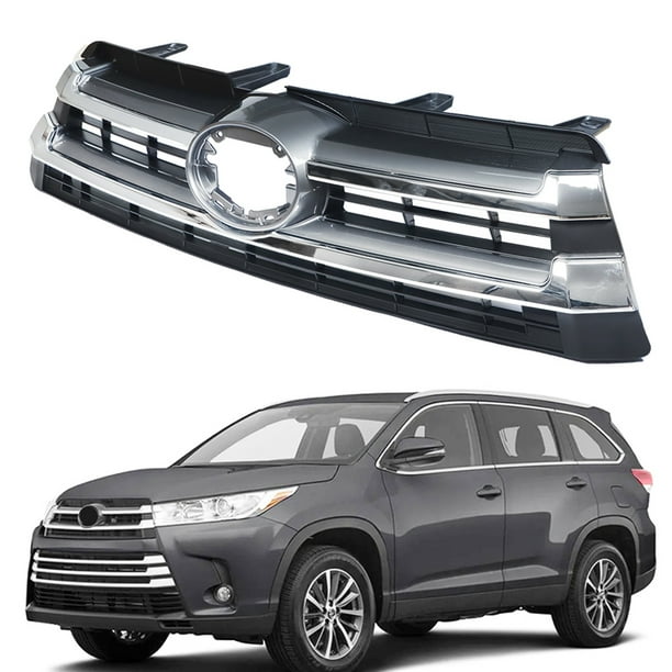 Genrics Fit For 2017 2018 2019 Toyota Highlander Grille Front Bumper ...