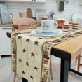 Country Rustic Primitive Table Runner, Western Texas Star Table Runners ...