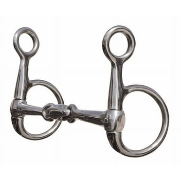 Coronet 245433 6.5 in. Malleable Iron Loose Ring Double Twisted Wire Snaffle Bit - Walmart.com