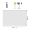 Acrylic Desktop Memo Board Desk Whiteboard Writing Board with Pens ...