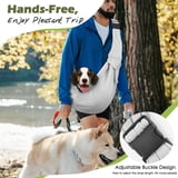 Pawaboo Dog Carrier Sling, Hand Free Dog Papoose Carriers with ...