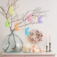 Eolstice 6-Piece Easter Color-Foam Rabbits, Hanging Spring Ornaments ...