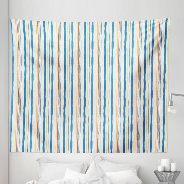 Abstract Tapestry, Vertical Stripes and Lines Pattern with Torn Paper ...