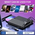 New-USB 3.0 Type-C External DVD RW CD Drive Burner Reader Player ...