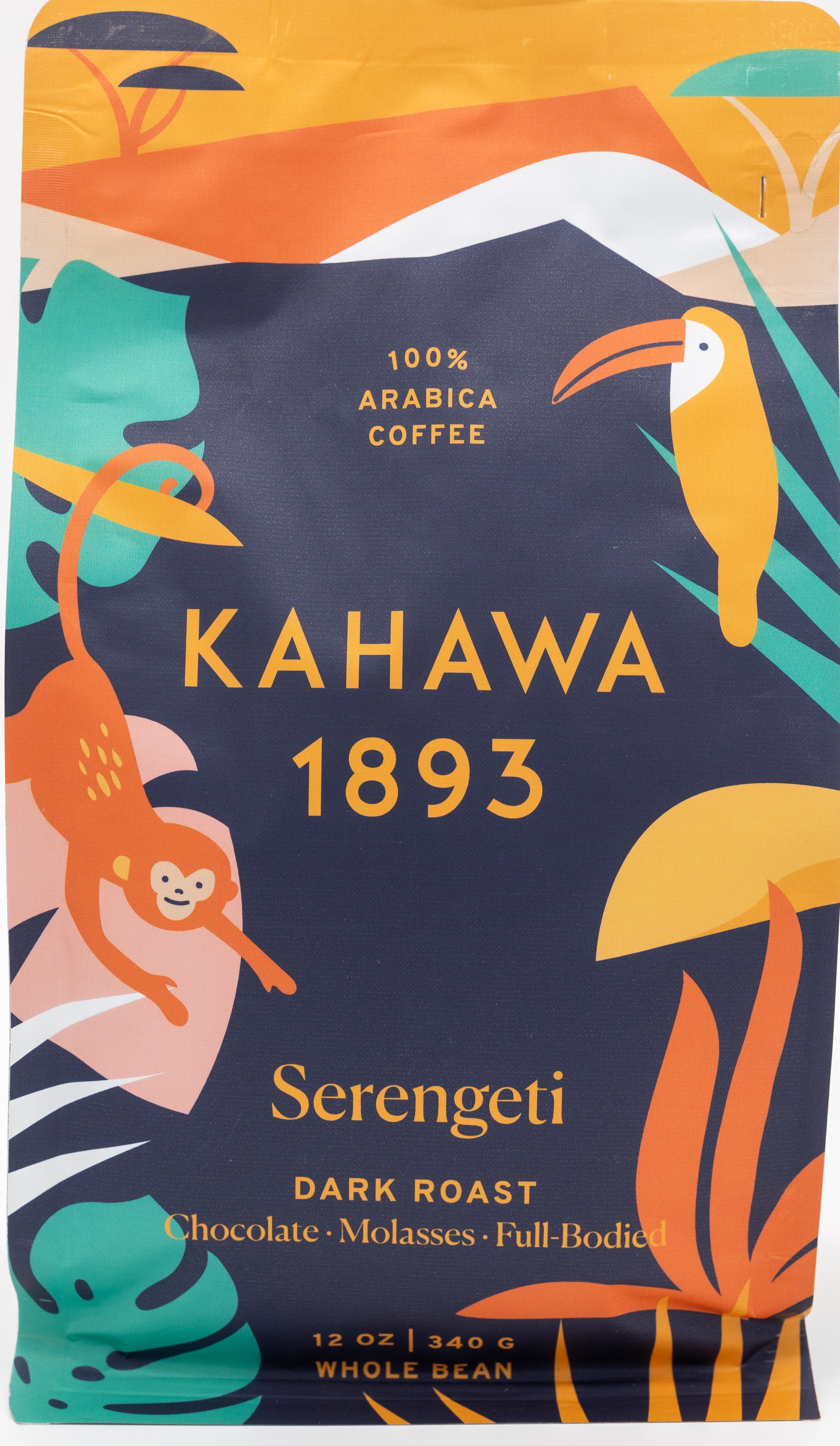 KAHAWA 1893 COFFEE COFFEE SERENGETI WB DARK ROAST 12 OZ - Walmart.com