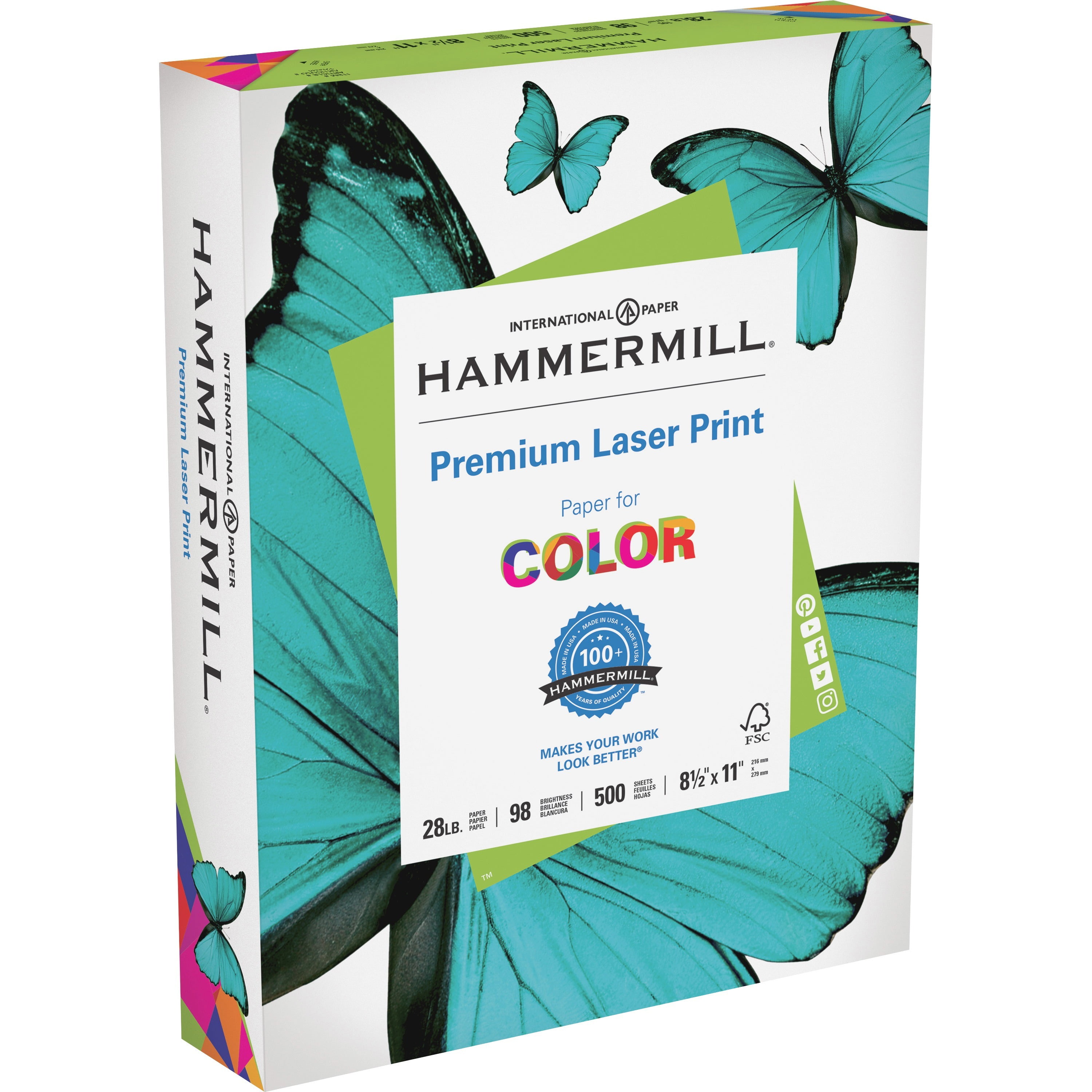 Hammermill HAM125534 28 Lb Laser Print Paper White Walmart hammermill-ham125534-28-lb-laser-print-paper-white-walmart