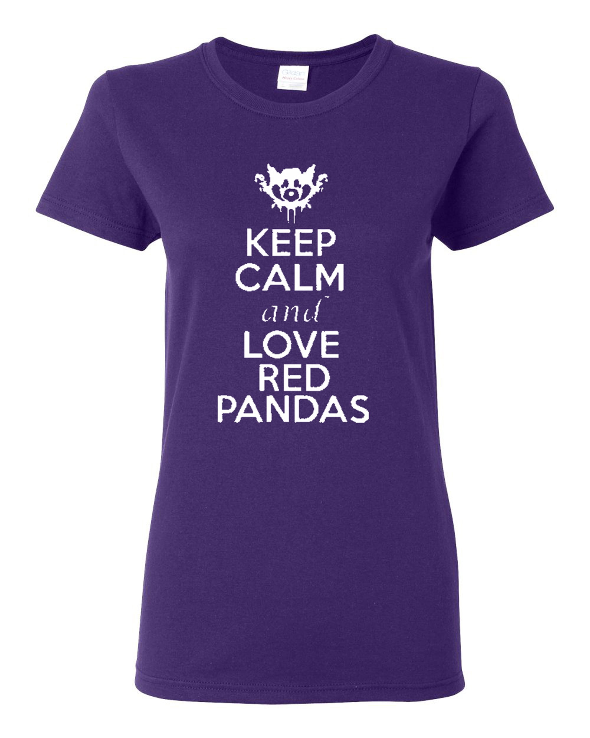 Keep Calm And Love Purple Pandas