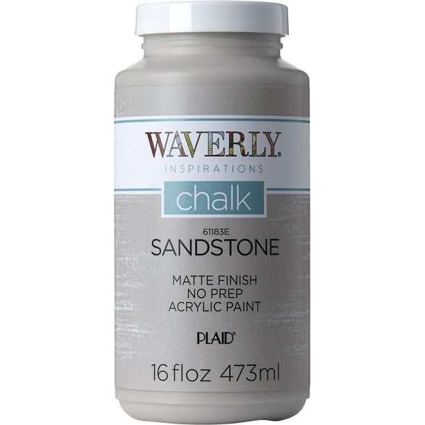 Waverly Inspirations Chalk Paint, Ultra Matte, Sandstone, 16 fl oz ...