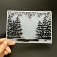 Plastic Embossing Folder Template Christmas Pine Tree Texture A6 Size ...