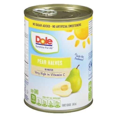 Click here for Dole Pear Halves In Water 540 Ml prices