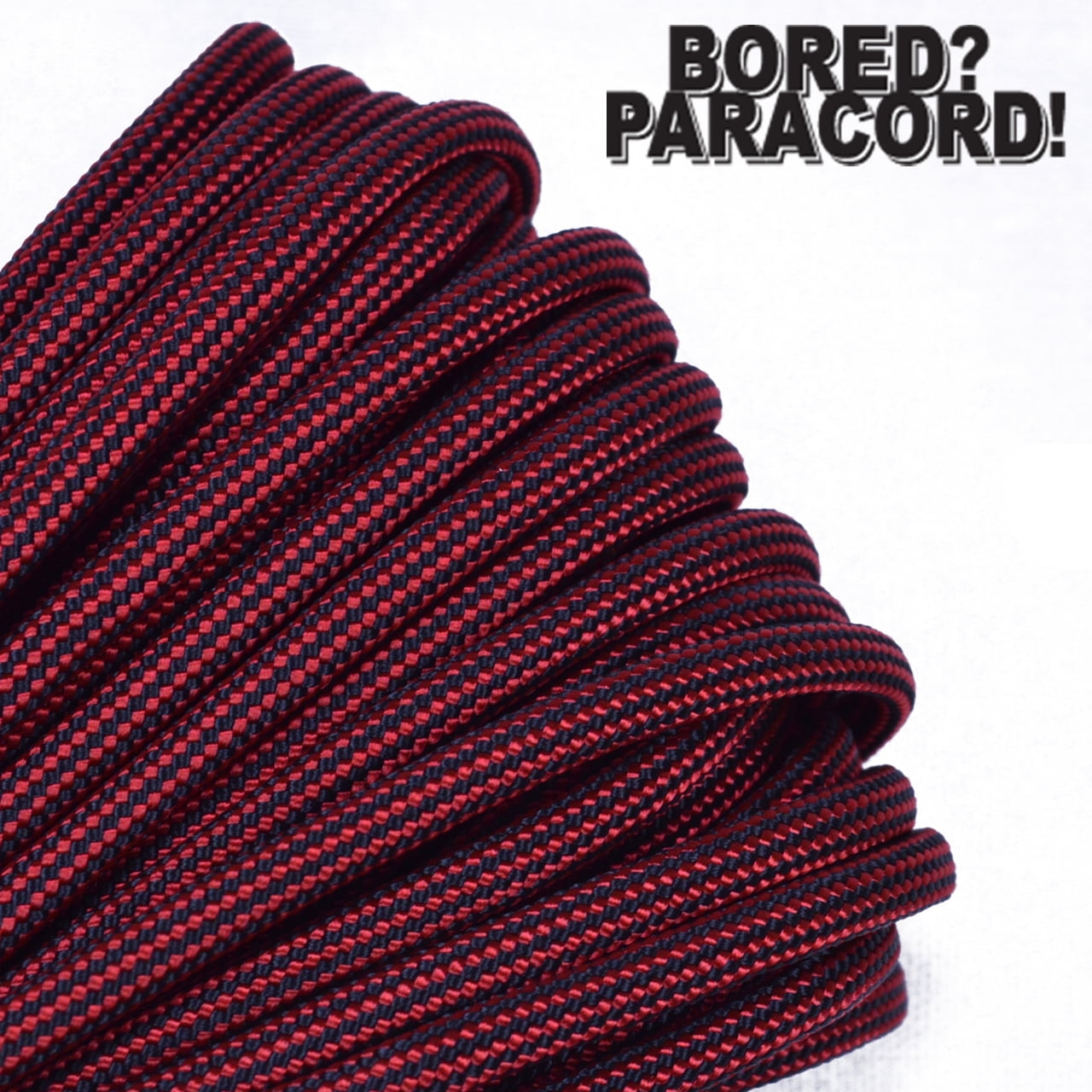 Bored Paracord Brand 550 lb Type III Paracord - Fire Fighter 100 Feet ...