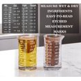 Ackers Shot Glass Etching Scale Measuring Cup 4 Ounce/120ML Liquid ...