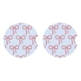 2pcs Ceramic Car Coasters Standard Size With Cork Base And Removal ...