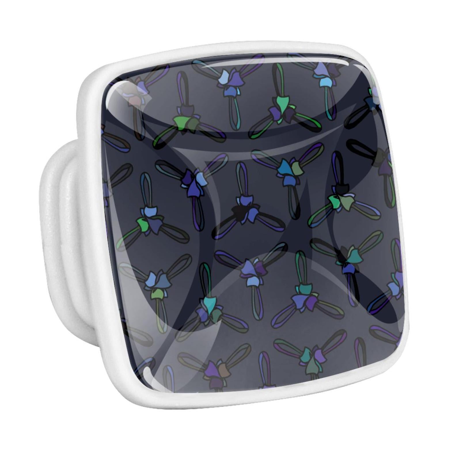 4PCS Square Cabinet Fluorescence Knob Glowing in the Dark Furniture ...