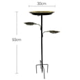 Attractive Iron Garden Piece Two Purpose Bird Bath And Feeder With Easy ...