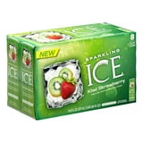 Sparkling Ice Naturally Flavored Sparkling Water, Kiwi Strawberry, 8 Fl Oz, 24 Count - Walmart.com