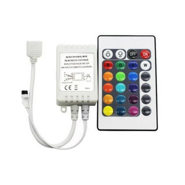 Daofin 2 Pack 44 Key RGB LED Strip Light Remote Controller Wireless ...