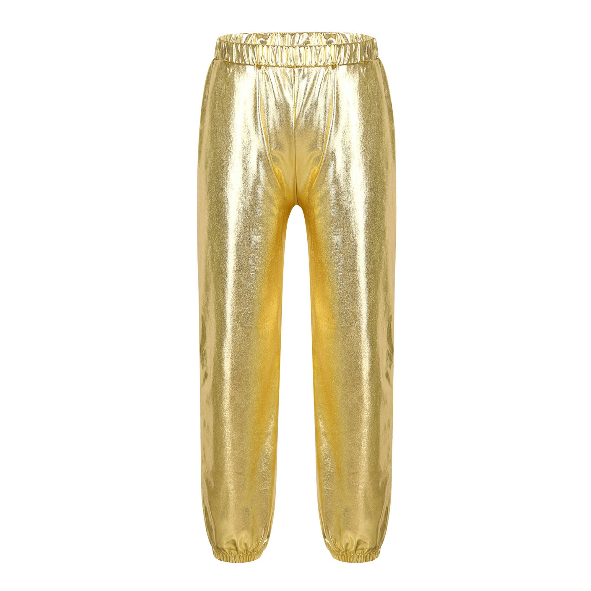 Click here for Iiniim Kids Girls Boys Shiny Metallic Joggers Pant... prices