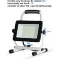 XIULIN 6000 Lumen LED Work Light with Stand,60W Waterproof Flood Light ...