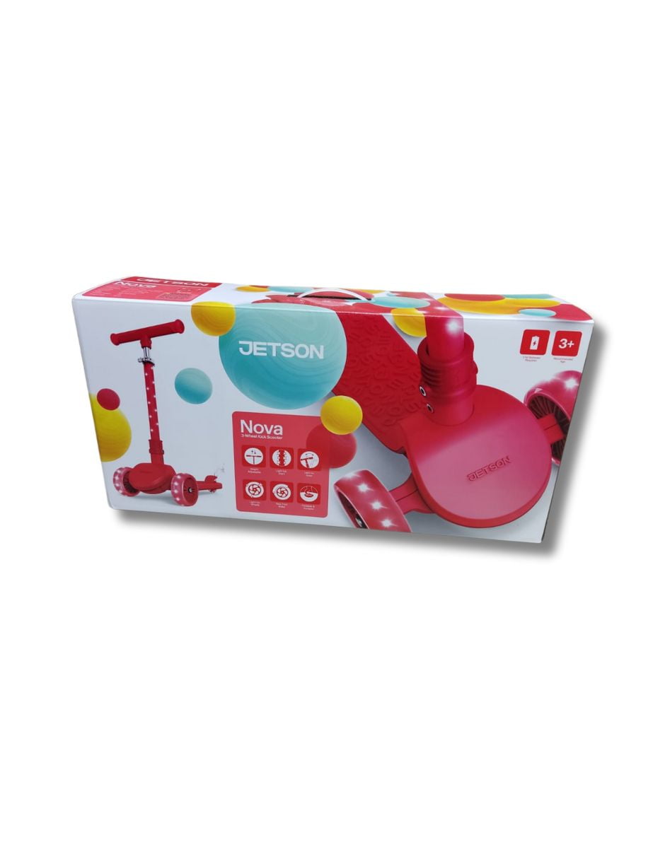Jetson Nova 3 Patin Kick Scooter De Pie Plegable Con Luces De 3 Ruedas ...