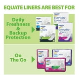 Equate Everyday Liners, Long, Unscented (216 Count) - Walmart.com