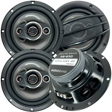 Car Speaker Bundle Combo: 2 Pairs of JVC CS-DR693 6x9" Inch 4-Way 1100 Watt Audio Coaxial ...