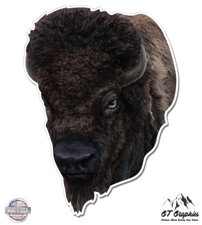 Buffalo - 3" Vinyl Sticker - For Car Laptop I-Pad Phone Helmet Hard Hat ...