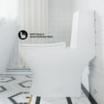 Ivy One-Piece Elongated Toilet Left Side Flush, 10" Rough-In 1.28 gpf ...