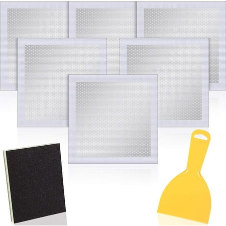 8 Pieces Drywall Repair Patch Kit Large Hole Wall Repair Kit, Self ...