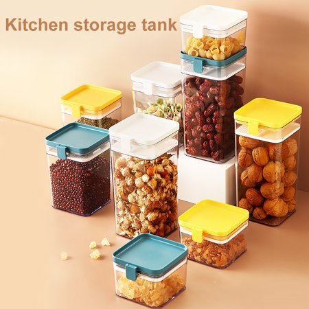 Clear Plastic Sealed Food Tank Moisture-proof Container Refrigerator ...
