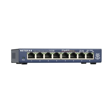Netgear GS108T-300NAS 8-Port Gigabit Ethernet Smart Managed Pro ...