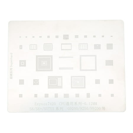 CPU Reballing Stencil Stainless Steel Reballing Net Rework Template for ...