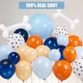 118pcs Puppy Theme Balloons Garland Kit - Blush Nude Orange Dog Paw ...
