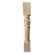 BingLTD - 29" Unfinished Hardwood Farm Table Leg - Set of 4 (TL-330-UNF ...