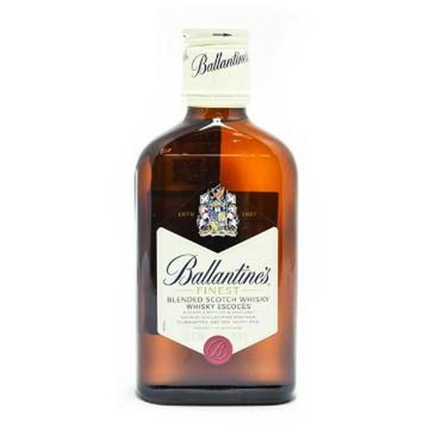 Pack de 4 Whisky Ballantines Finest 200 ml | Walmart en línea