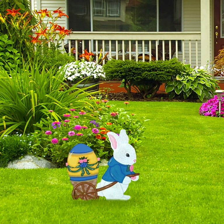 Easter Outside Decorations Pictures Of Yard Spring Easter Bunny Yard
