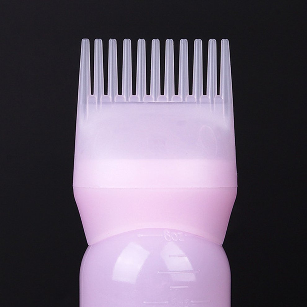 Hairdressing With Scale Hot Dyed Hair Bottle Comb Tooth Sprayable ...