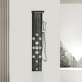 LED Shower Panel Tower Massage System Rain&Waterfall Jets Faucet ...