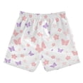 Butterfly Flower Pattern Swim Trunks Quick Dry Beach Pool Board Shorts ...