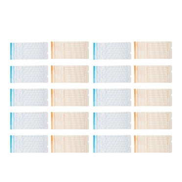 Yescom 1000 Count Monthly Time Clock Cards Timecard for Employee ...