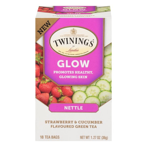 Twinings Tea - Tea Wellness Glow - Case Of 6 - 18 Bag - Walmart.com ...