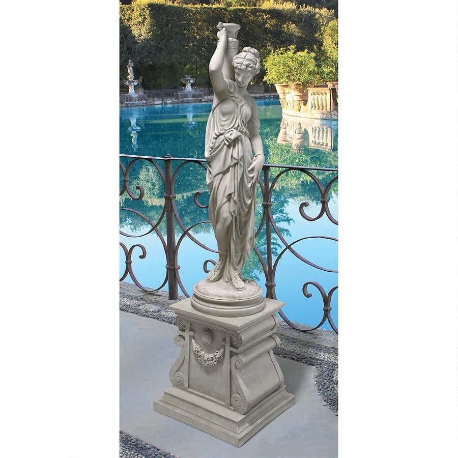 Design Toscano Dione, the Divine Water Goddess Garden Statue: Grande ...