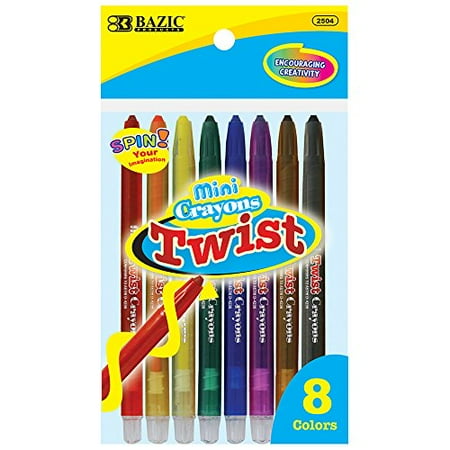 BAZIC 8 Color Mini Propelling Crayon | Walmart Canada