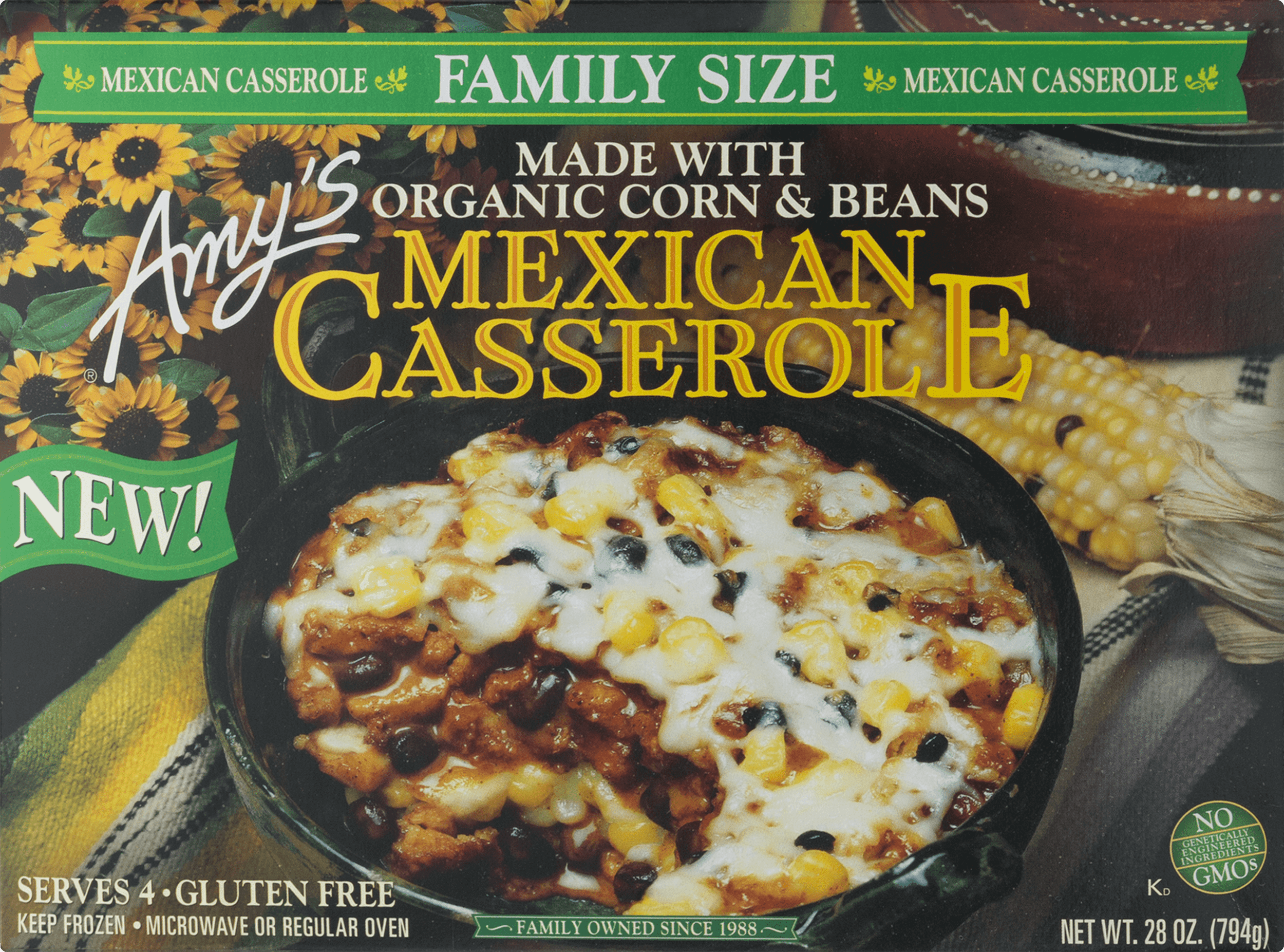 amy's mexican casserole family size
