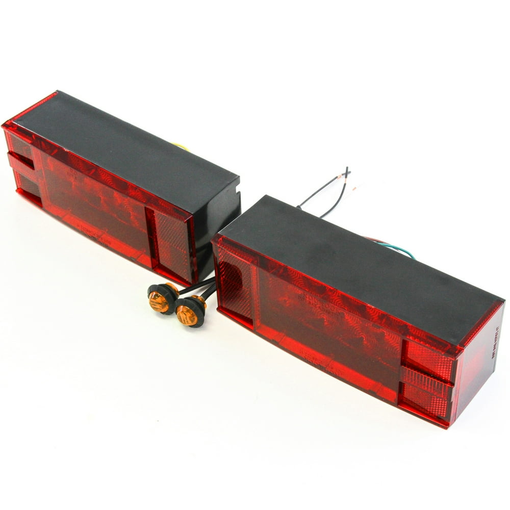 (2) LED Submersible Combination Trailer Tail Lights Boat & (2) Amber ... (2) LED Submersible Combination Trailer Tail Lights Boat & (2) Amber ...