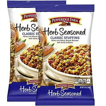 Pepperidge Farm Dry Bread Herb Seasoned Classic Stuffing, 12 oz. Bag - Walmart.com