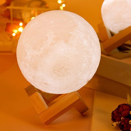 SAYDY Moon Lamp 4.8inch 3Colors Moon Lamp for Bedrooms Moon Light Kids ...