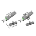 YIGSECU Push Type Catches Latches Drawer Cabinet Catches Touch Latches ...